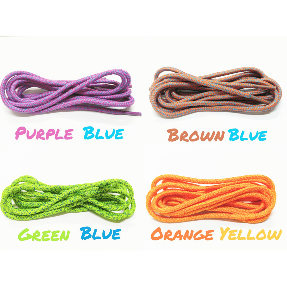 Multi-colour Rope Laces