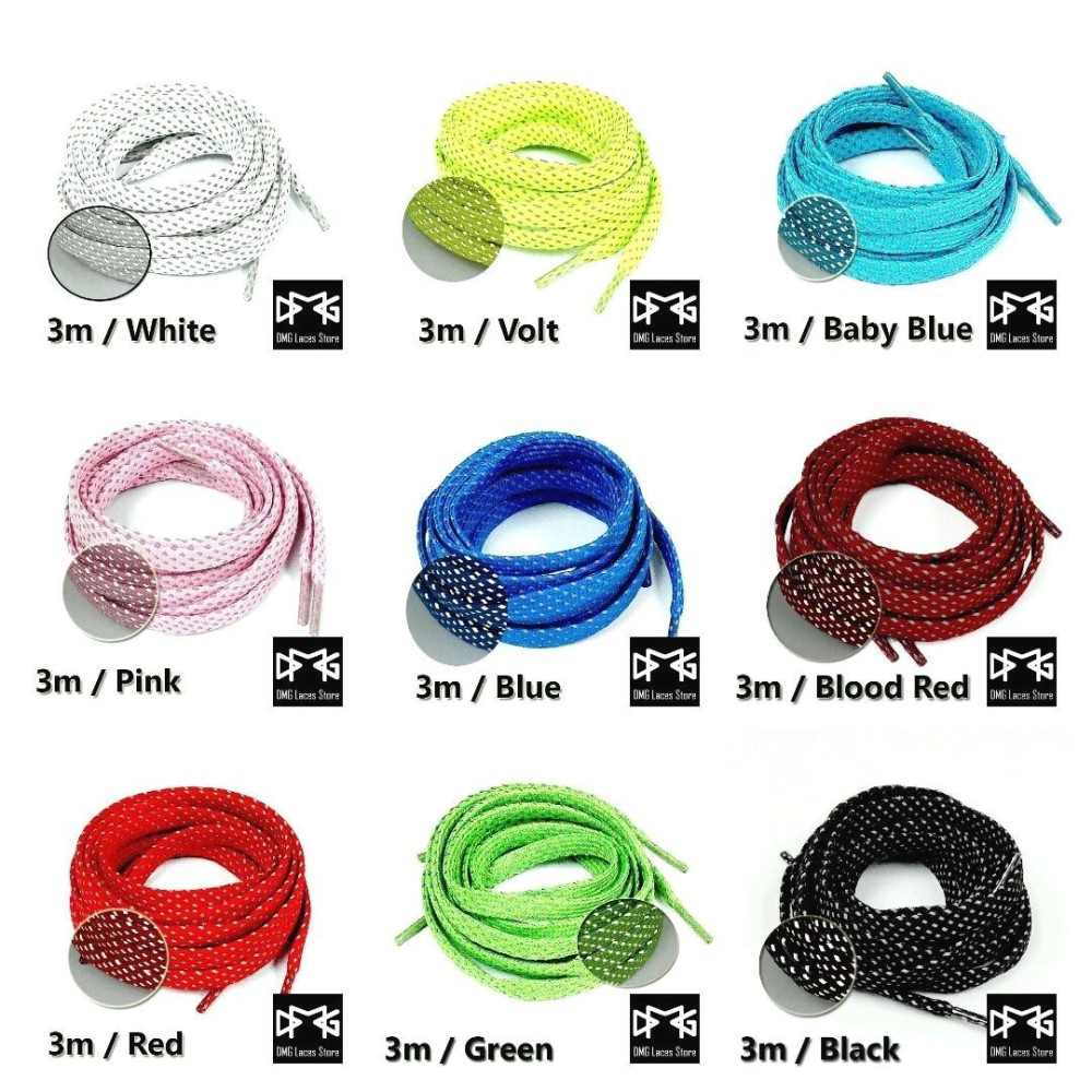 3m Flat laces ( 9 Colors )