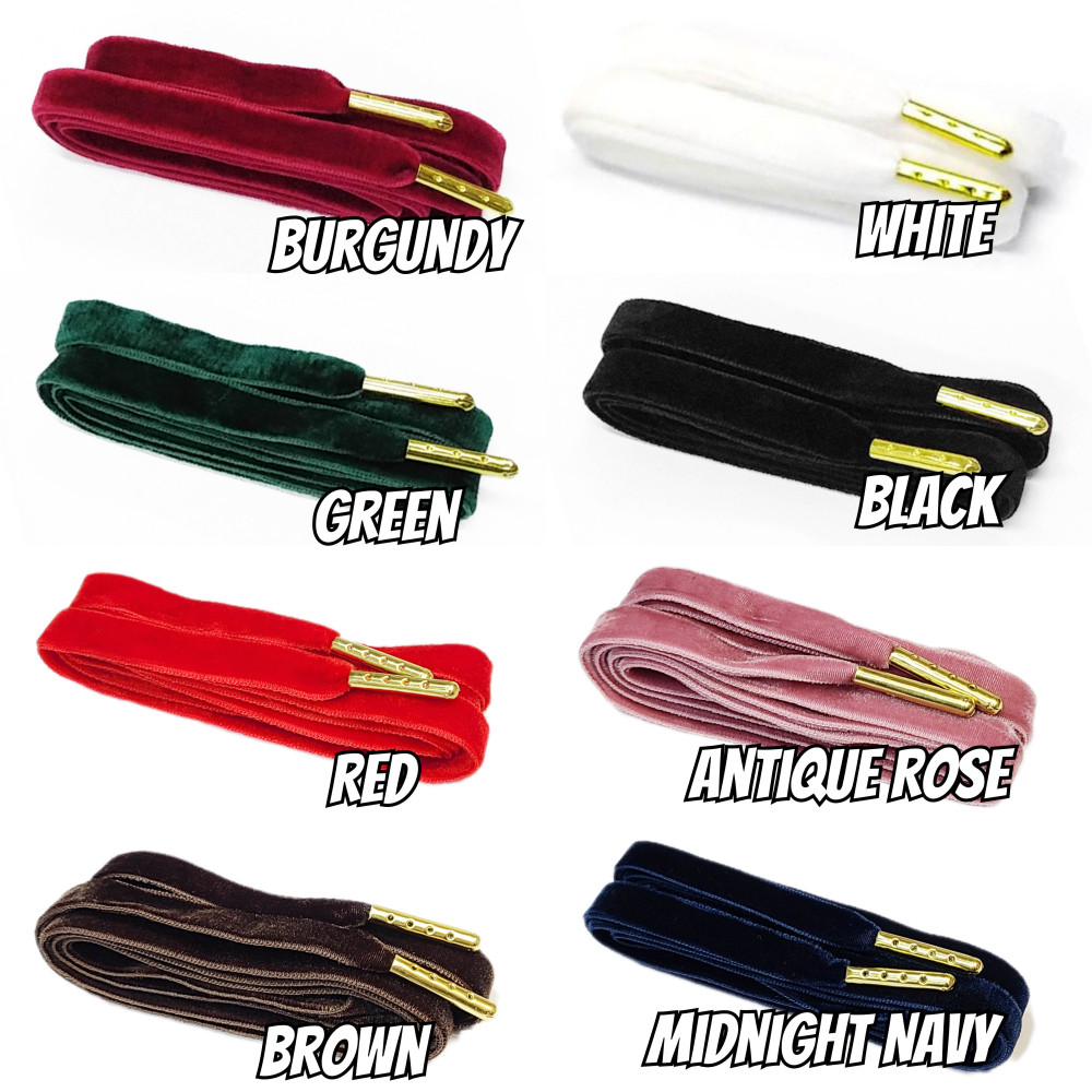 Double Sided Velvet Flat Laces