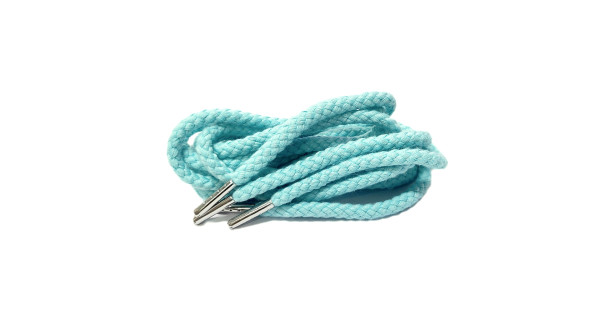 Turqoise Braid Rope Laces with Silver Tips-For AF1-For Jordan 1