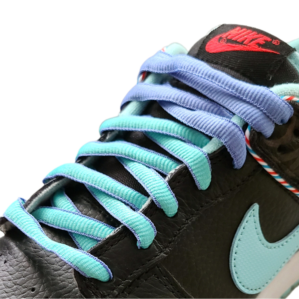Two Tone SB Dunk Oval Shoelaces - For SB Dunk Low