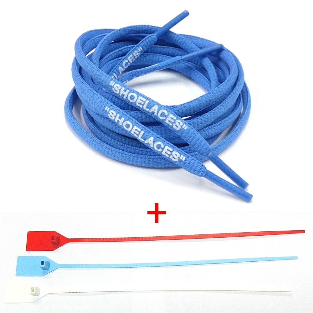 "Shoelaces" Oval Laces + Zip Tie